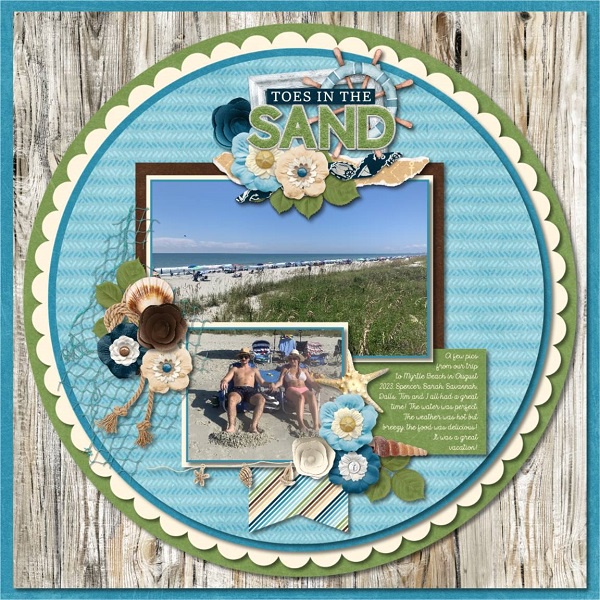 GingerScraps :: Templates :: Boardwalk Beach - 12x12 Templates by ...