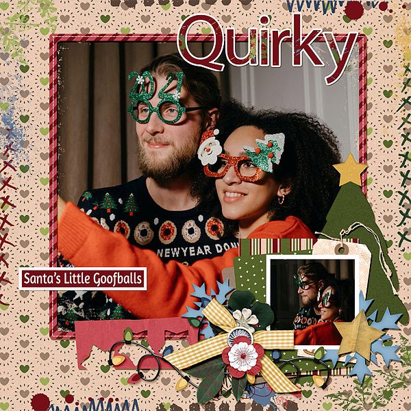 Quirky Christmas Crew - By Adrienne Skelton Design