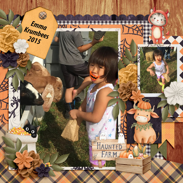GingerScraps :: Kits :: Haunted Farm Kit by The Scrappy Kat