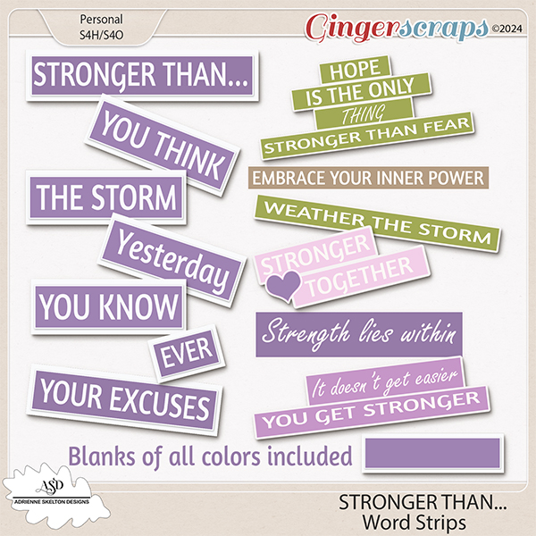 Stronger Than... Bundle by Adrienne Skelton Designs