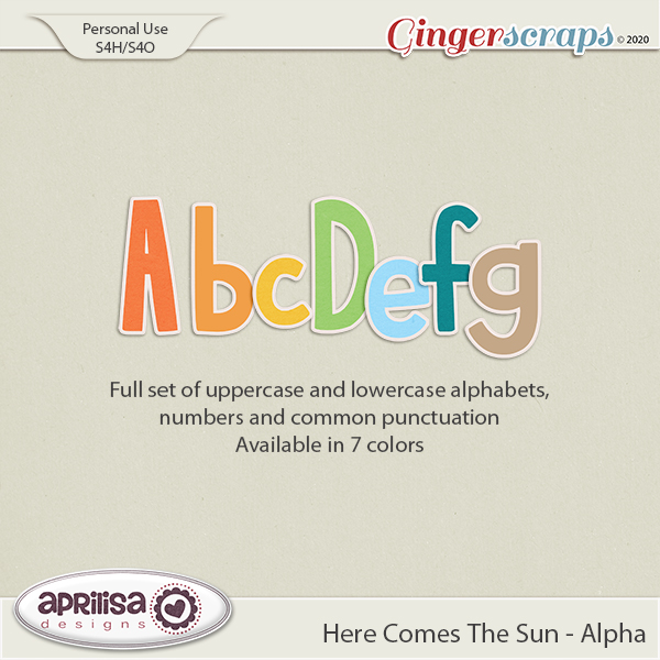 GingerScraps :: Bundled Goodies :: Here Comes The Sun - Bundle by ...