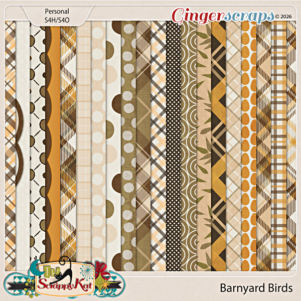 GingerScraps :: Kits :: Barnyard Birds Kit by The Scrappy Kat