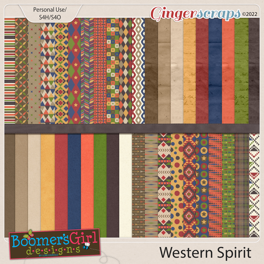 GingerScraps :: Kits :: Western Spirit by BoomersGirl Designs