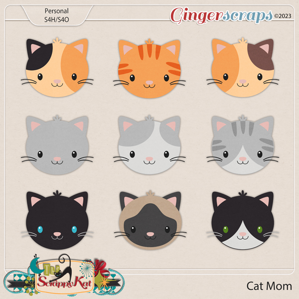 GingerScraps :: Bundled Goodies :: Cat Mom MEGA Bundle by The Scrappy Kat