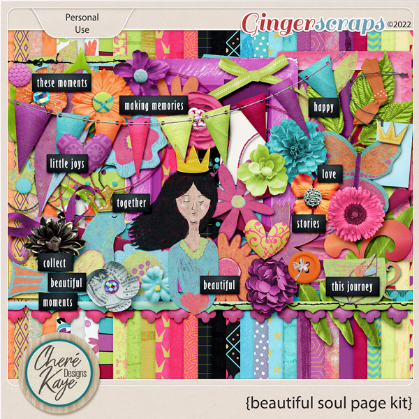 Beautiful Soul Collection by Chere Kaye Designs at www.gingerscraps.net