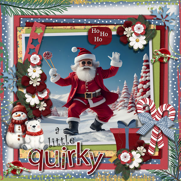 Quirky Christmas Crew - By Adrienne Skelton Design
