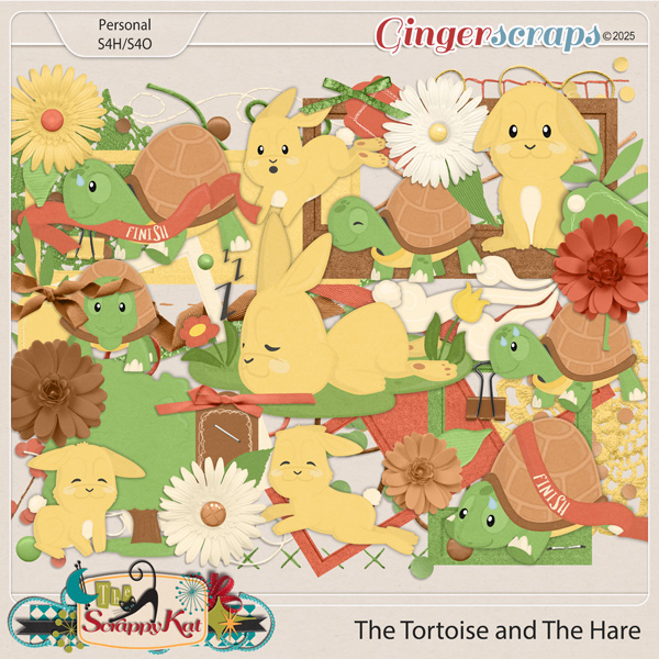 GingerScraps :: Kits :: The Tortoise and The Hare Kit by The Scrappy Kat
