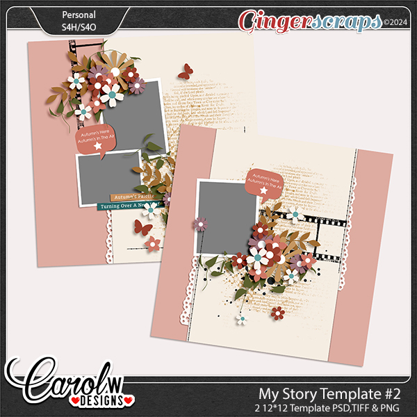 My Story-Template Bundle by CarolW Designs