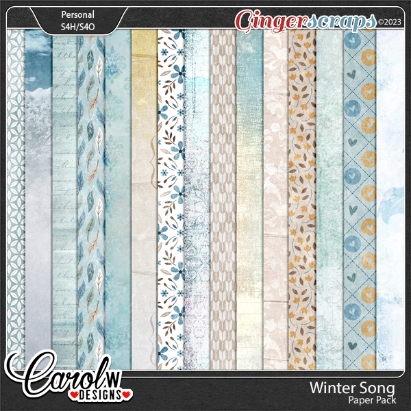 Winter Song-Page Kit