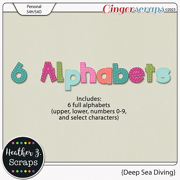 GingerScraps :: Kits :: Deep Sea Diving KIT by Heather Z Scraps