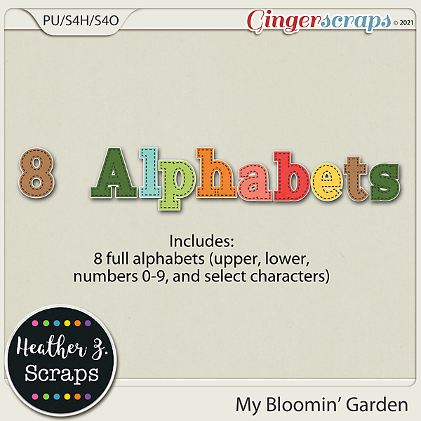 GingerScraps :: Bundled Goodies :: My Bloomin' Garden BUNDLE by Heather ...