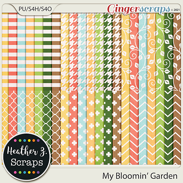 GingerScraps :: Bundled Goodies :: My Bloomin' Garden BUNDLE by Heather ...