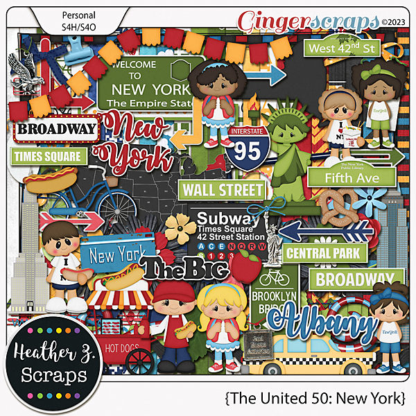 GingerScraps :: Bundled Goodies :: The United 50: New York BUNDLE by ...
