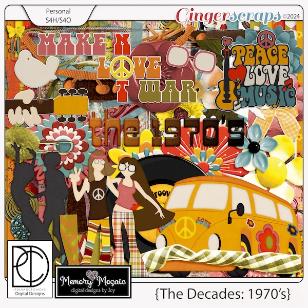 GingerScraps :: Kits :: The Decades: 1970's by Memory Mosaic & Polka ...