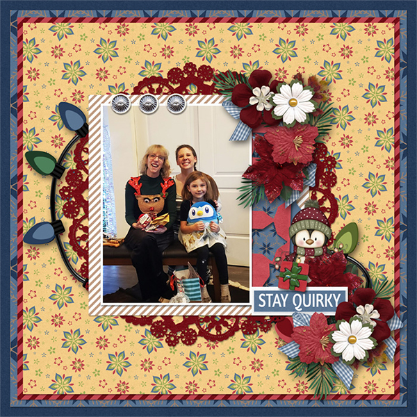 Quirky Christmas Crew - By Adrienne Skelton Design