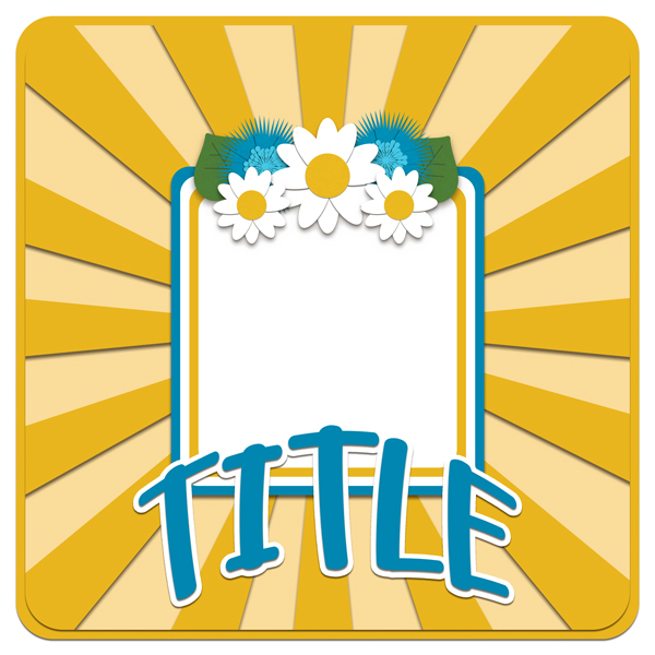 GingerScraps :: Templates :: SunRays Template Set by ScrapChat Designs