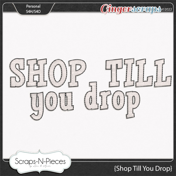 GingerScraps :: Kits :: Shop Till You Drop kit by Scraps N Pieces