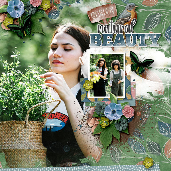 Grow Happiness Page Kit by Aimee Harrison