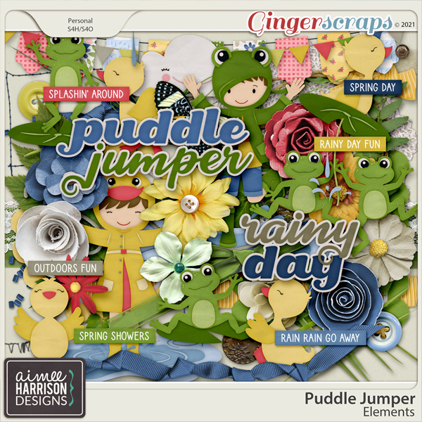 Puddle Jumper Page Kit by Aimee Harrison