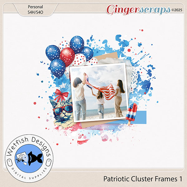 School Days Cluster Frames 1 by Wetfish Designs
