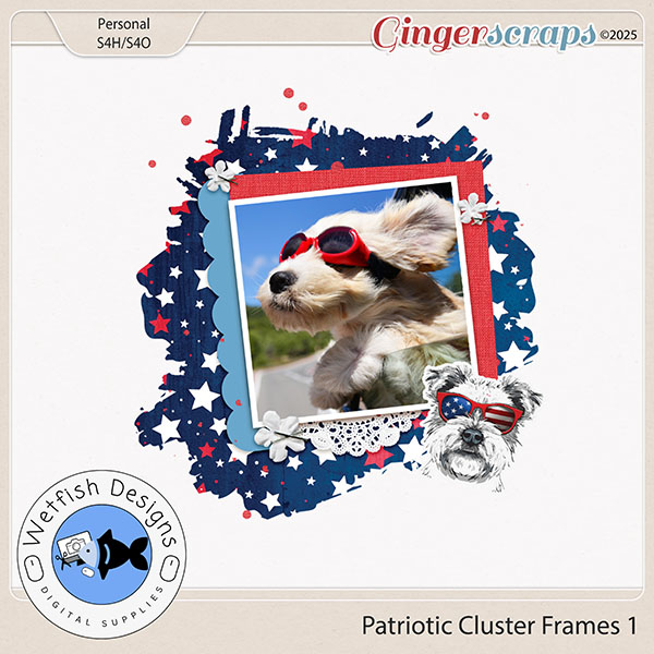 School Days Cluster Frames 1 by Wetfish Designs