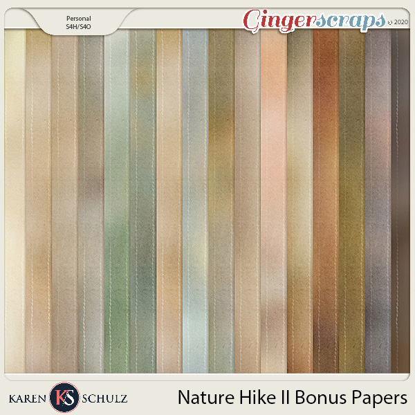 Digital Scrapbook Pack | Nature Hike Collection by Karen Schulz ...