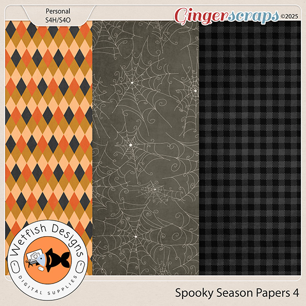 Spooky Season Papers 4 by Wetfish Designs
