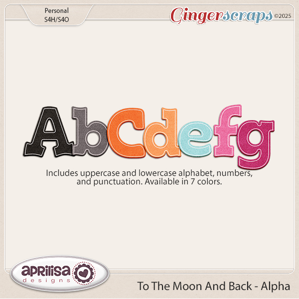 GingerScraps :: Alphas :: To The Moon And Back - Alpha by Aprilisa Designs