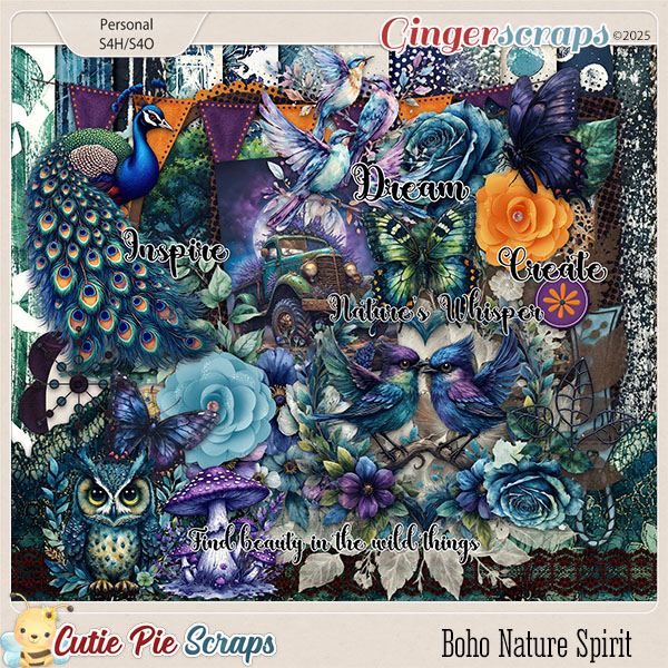 GingerScraps :: Kits :: Boho Nature Spirit Combo Pack