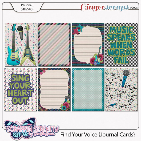 Find Your Voice - Journal Cards