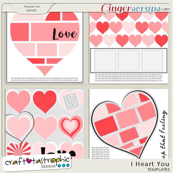 Craft-Templates I Heart You by Craft-tastrophic