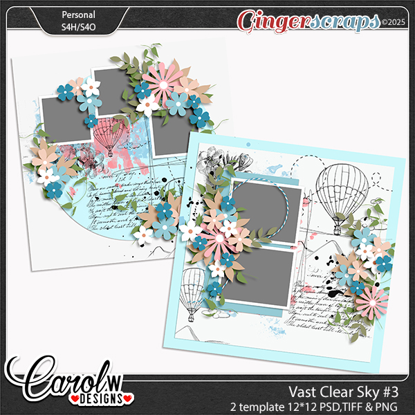 Vast Clear Sky-Template Vol 3 by CarolW Designs