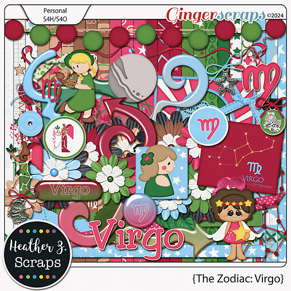 GingerScraps :: Kits :: The Zodiac: Virgo KIT by Heather Z Scraps