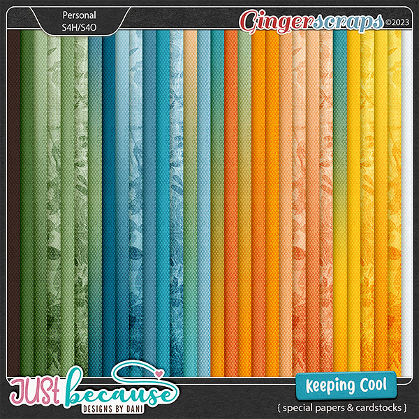 Keeping Cool Special Papers & Cardstocks by JB Studio