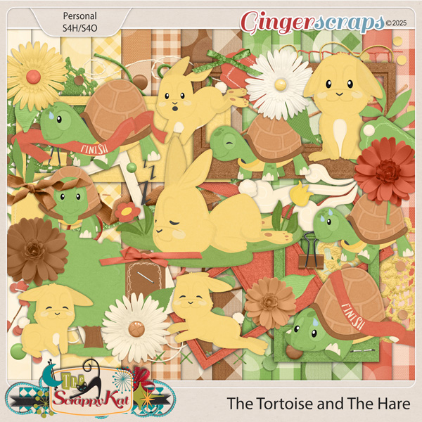 GingerScraps :: Kits :: The Tortoise and The Hare Kit by The Scrappy Kat