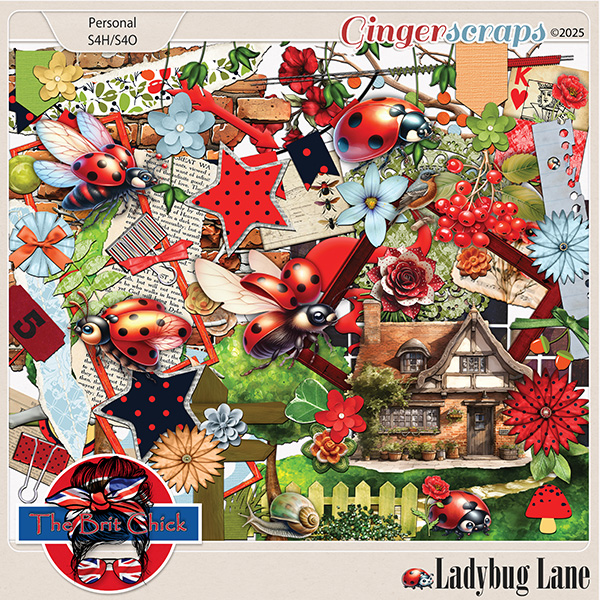 GingerScraps :: Embellishments :: Ladybug lane Elements By The Brit Chick