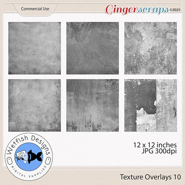 Texture Overlays 10 by Wetfish Designs