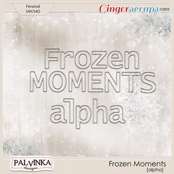 Frozen Moments Alpha by Palvinka Designs