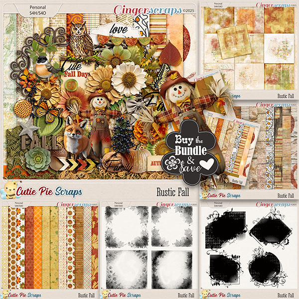 GingerScraps :: Bundled Goodies :: Rustic Fall Bundle