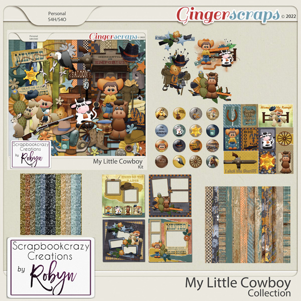 GingerScraps :: Bundled Goodies :: My Little Cowboy Collection by ...