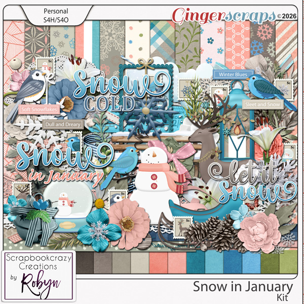 GingerScraps :: Kits :: Snow in January Kit by Scrapbookcrazy Creations