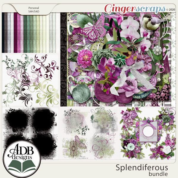 GingerScraps :: Bundled Goodies :: Splendiferous Bundle by ADB Designs