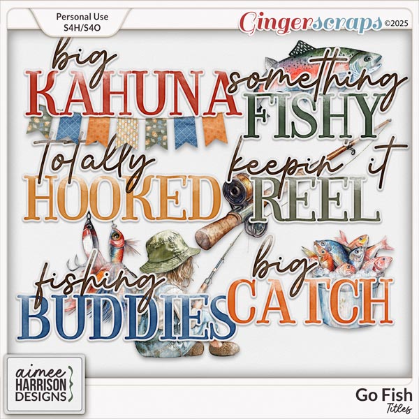 Go Fish Titles by Aimee Harrison