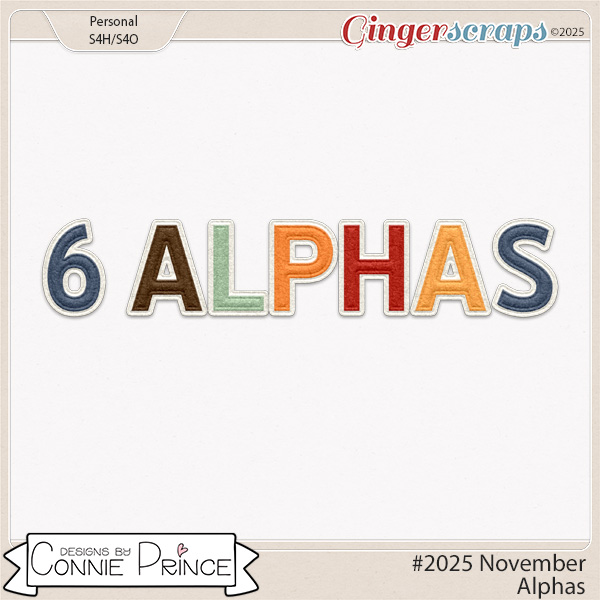 GingerScraps :: Alphas :: #2025 November - Alpha Pack AddOn by Connie ...
