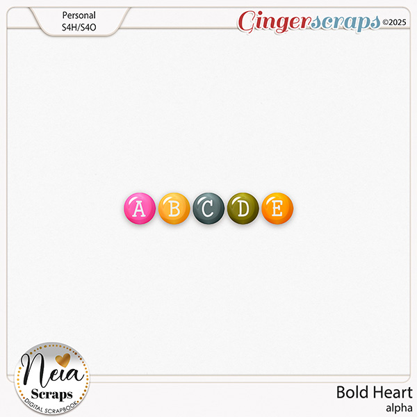 Bold Heart by Neia Scraps
